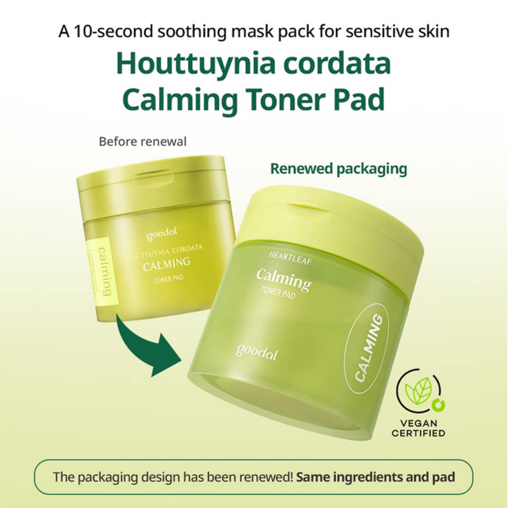 GOODAL Houttuynia Cordata Calming Toner Pad (70 pads) – Skin Cupid