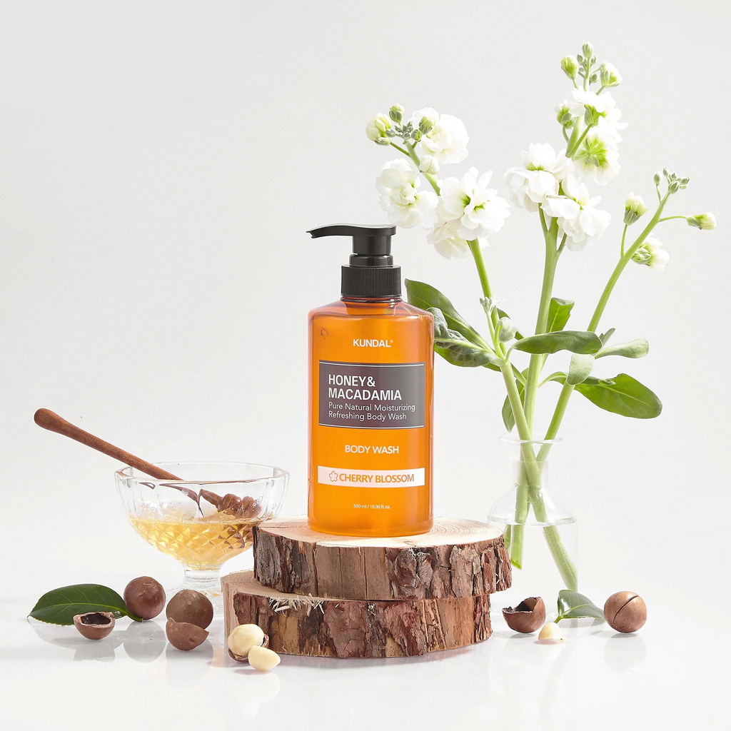 KUNDAL Honey & Macadamia Pure Body Wash - 6 Scents (500ml) – Skin Cupid