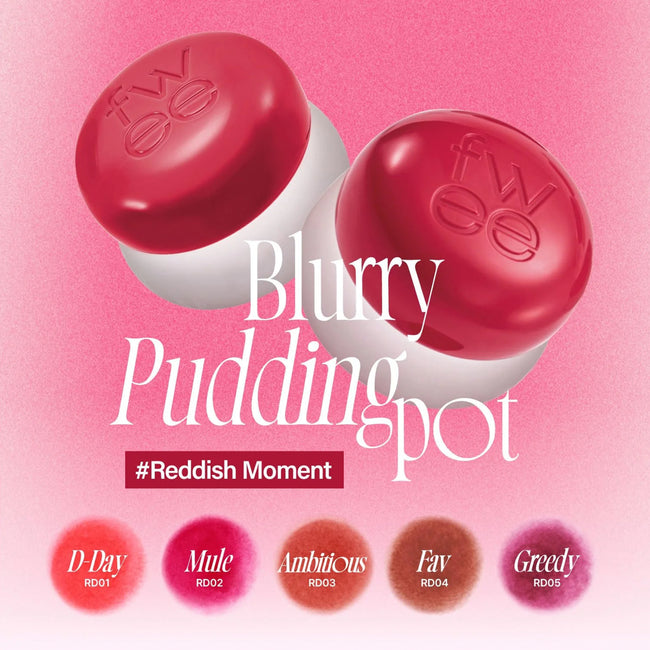 FWEE Lip & Cheek Blurry Pudding Pot - 35 shades (5g) – Skin Cupid