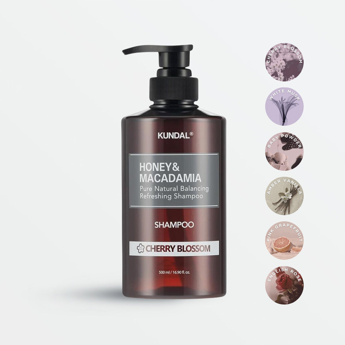 KUNDAL Honey & Macadamia Nature Shampoo - 6 Scents (500ml) – Skin Cupid